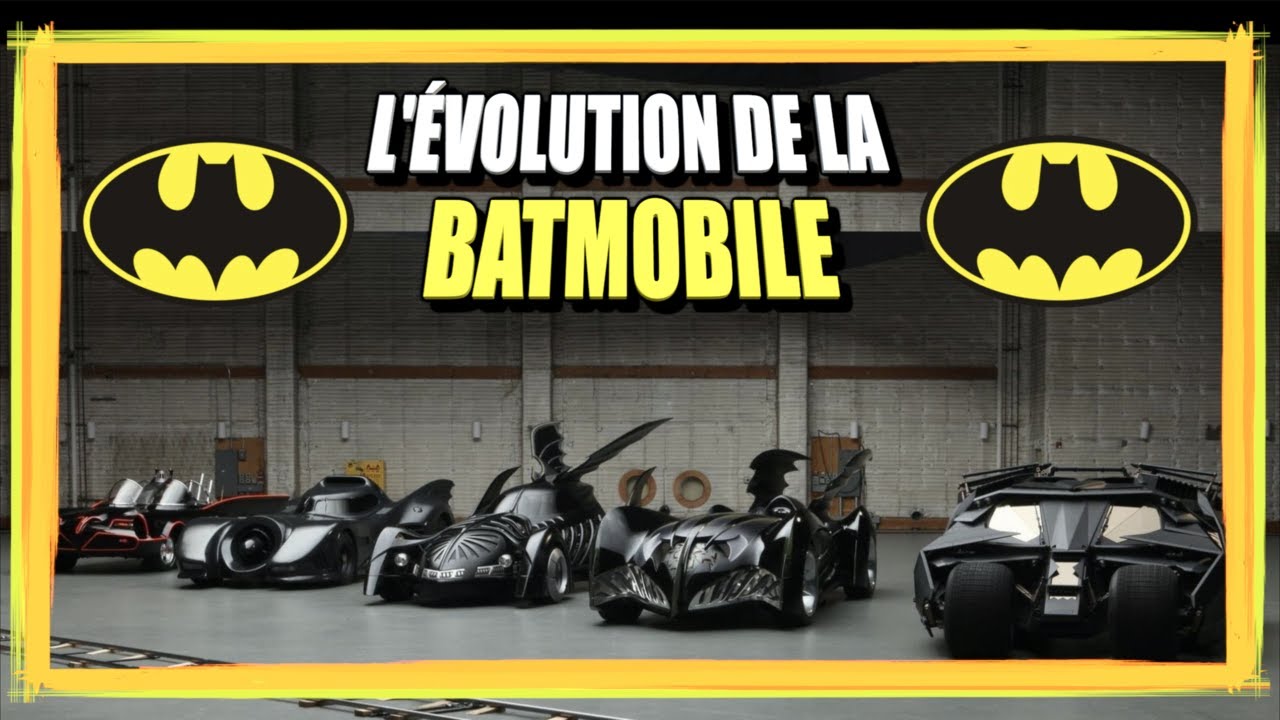 BATMOBILE, les différentes versions de la voiture de BATMAN - YouTube