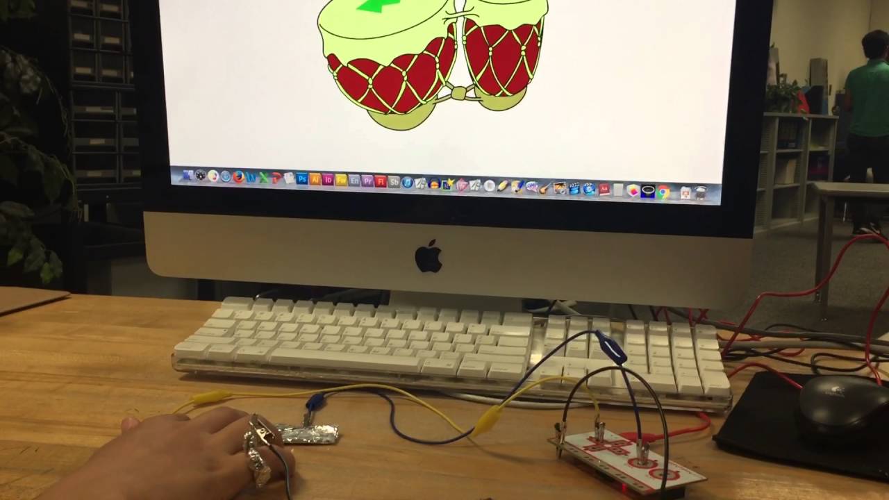Makey Makey Bongos VMS - YouTube