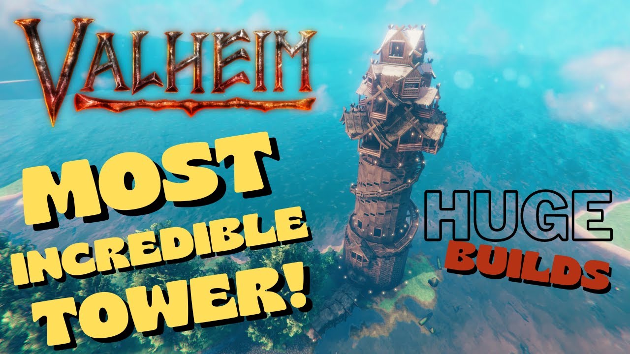 MASSIVE Valheim Tower Build! - YouTube