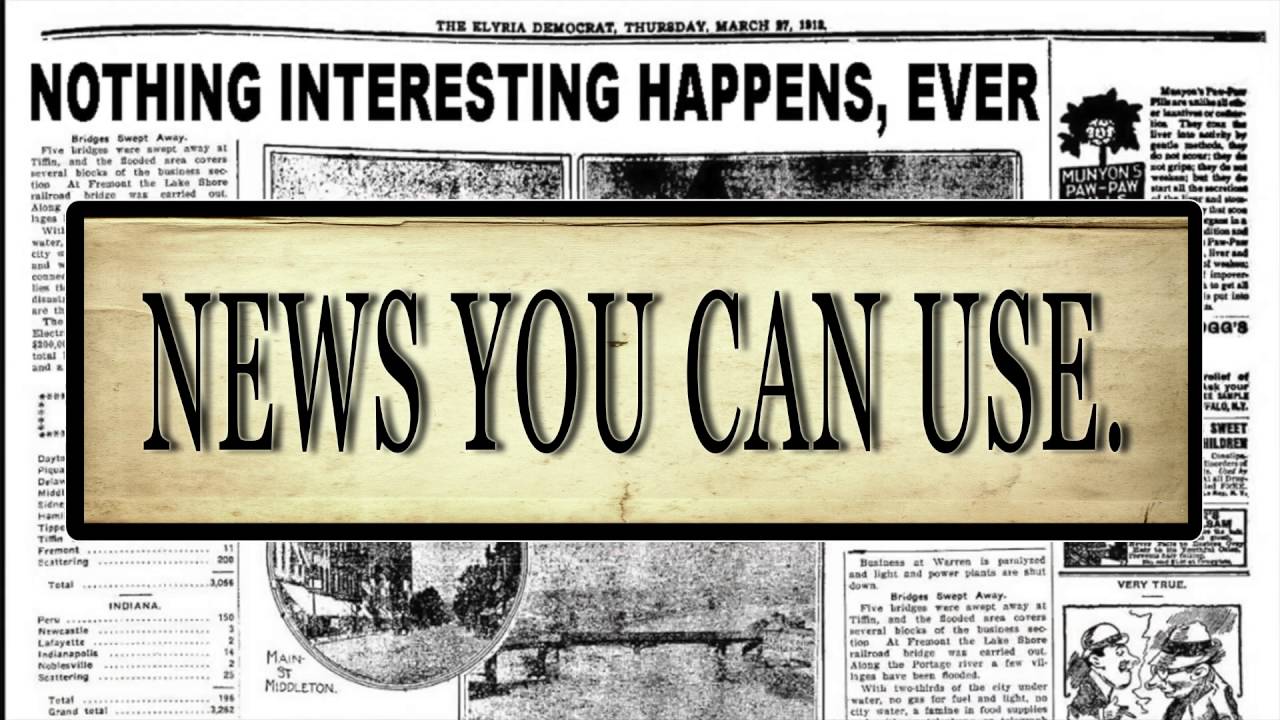 News You Can Use tv show segment Intro - YouTube