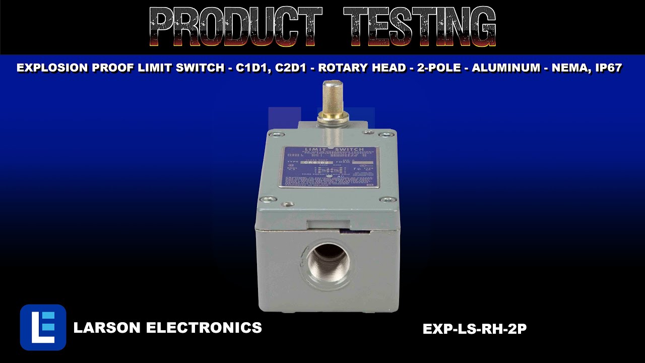 Explosion Proof Limit Switch - C1D1, C2D1 - Rotary Head - 2-pole ...