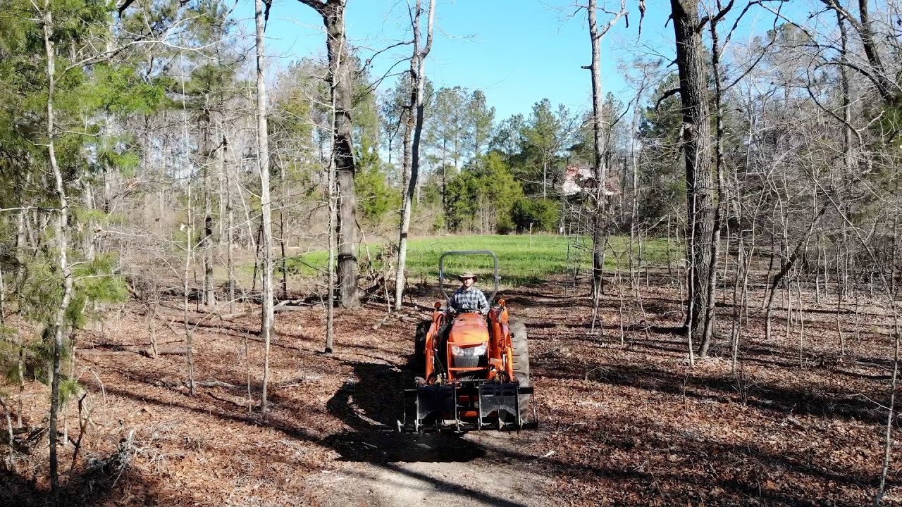 Cutting a Fire Break - YouTube
