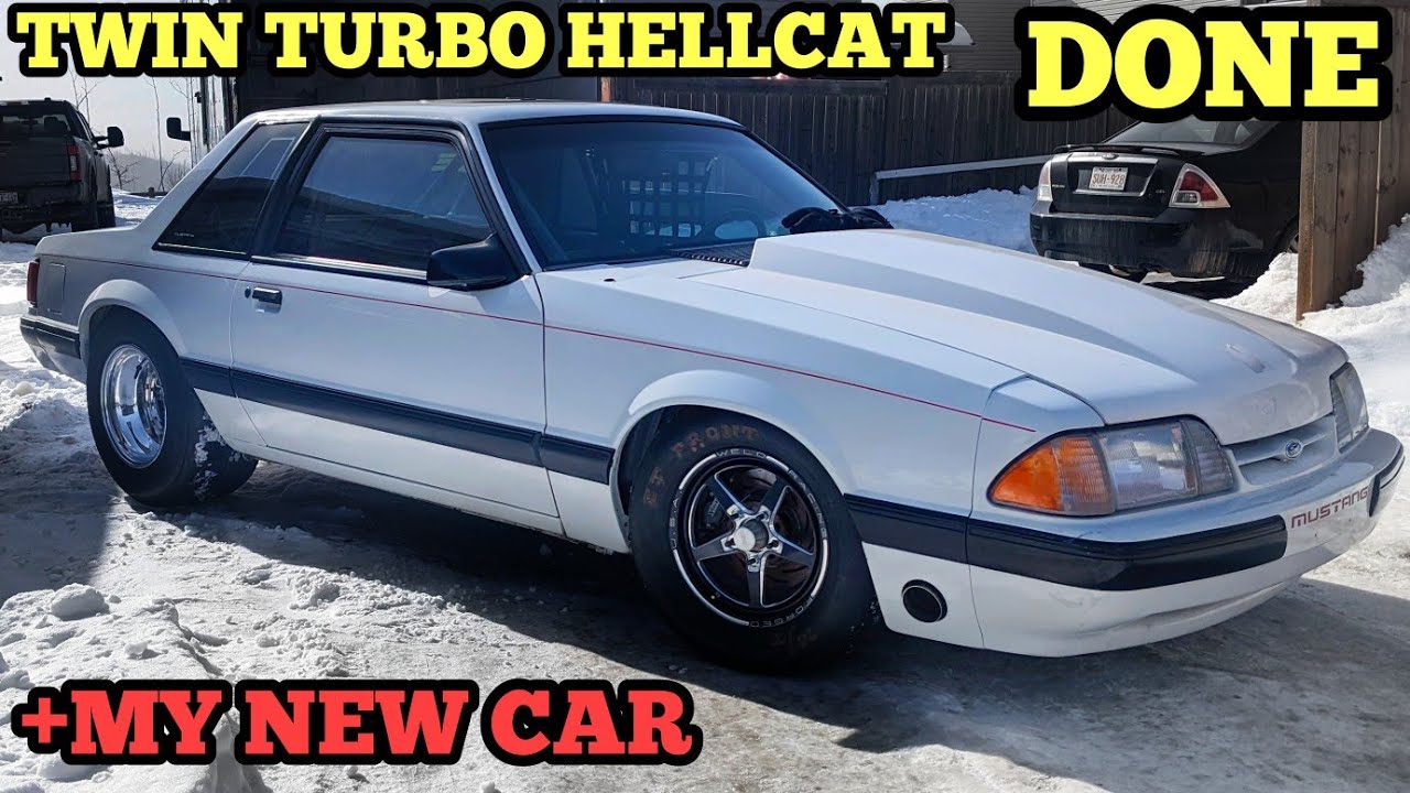 My New Stick Shift Car And Twin Turbo Hellcat Mustang Is Done - YouTube