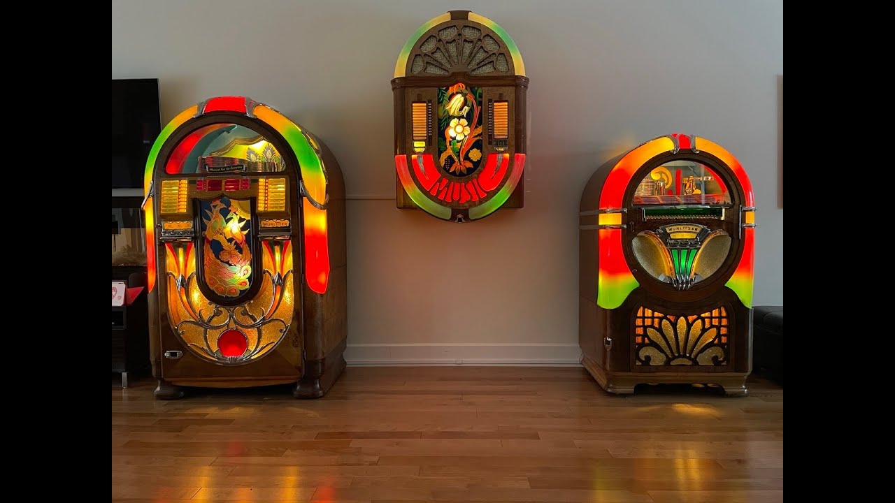 Rare Wurlitzer Jukebox 580 remote wall speaker/selector - YouTube