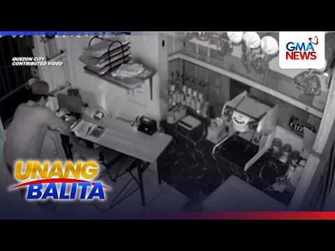 Huli-cam - Ilang tangke ng LPG at pera, tinangay sa isang tindahan | Unang Hirit