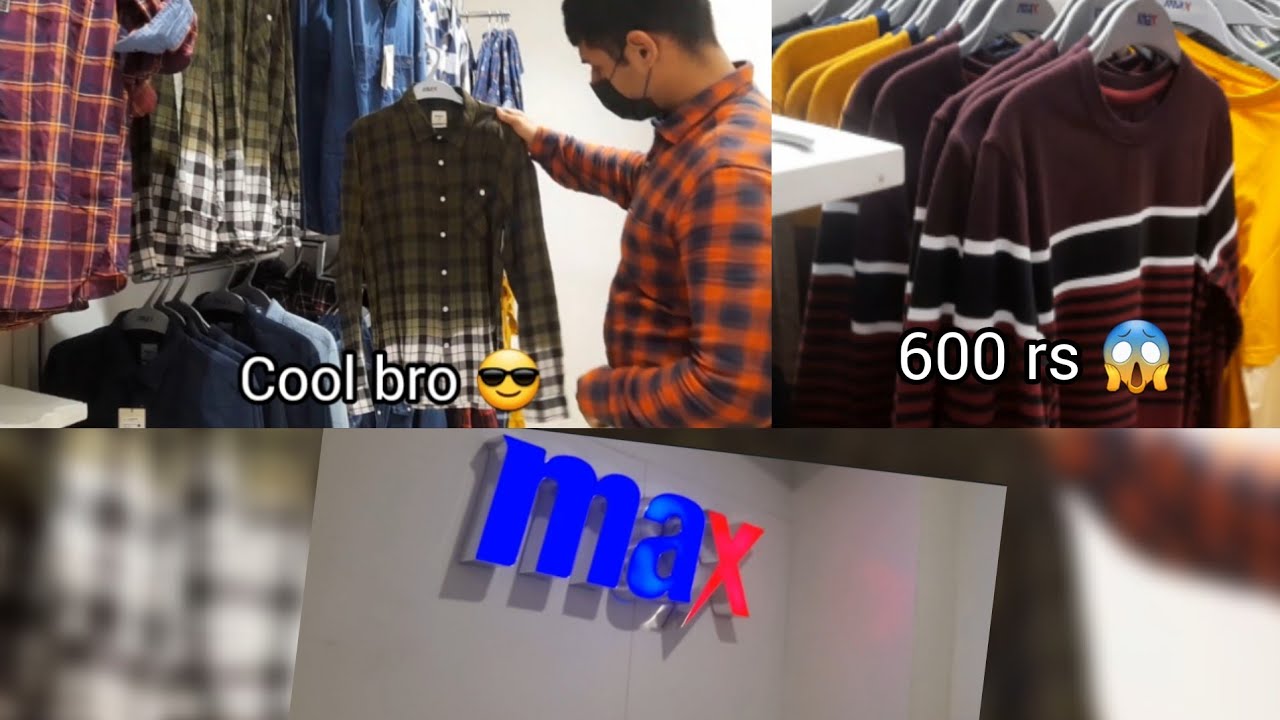 Max Fashion Branded clothing discount for men grab now! - YouTube
