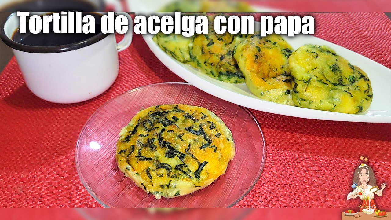 📌TORTILLAS DE ACELGA🍃🍃 CON PAPA🥔♨️😘👌 ️ ️ - YouTube