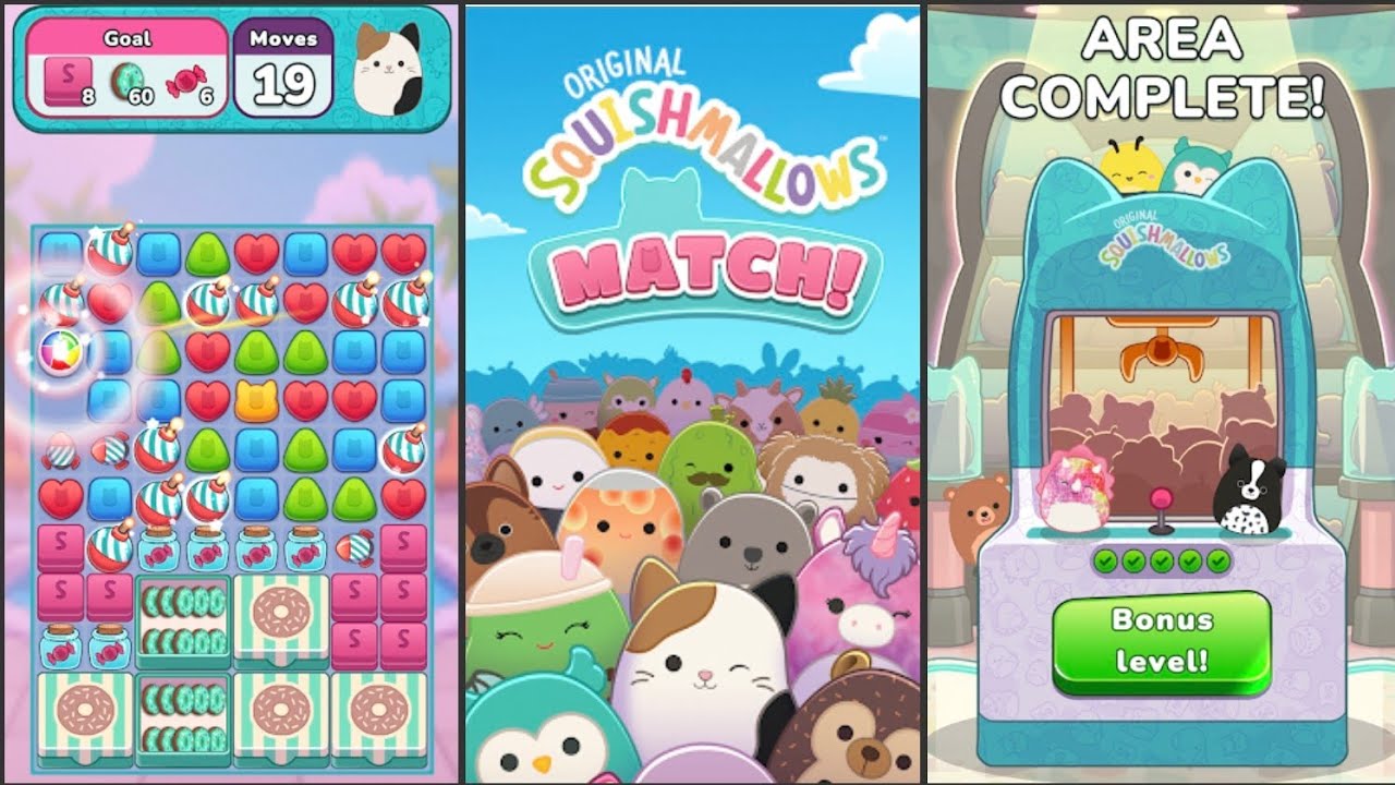 Squishmallows Match Game Gameplay Android Mobile - YouTube