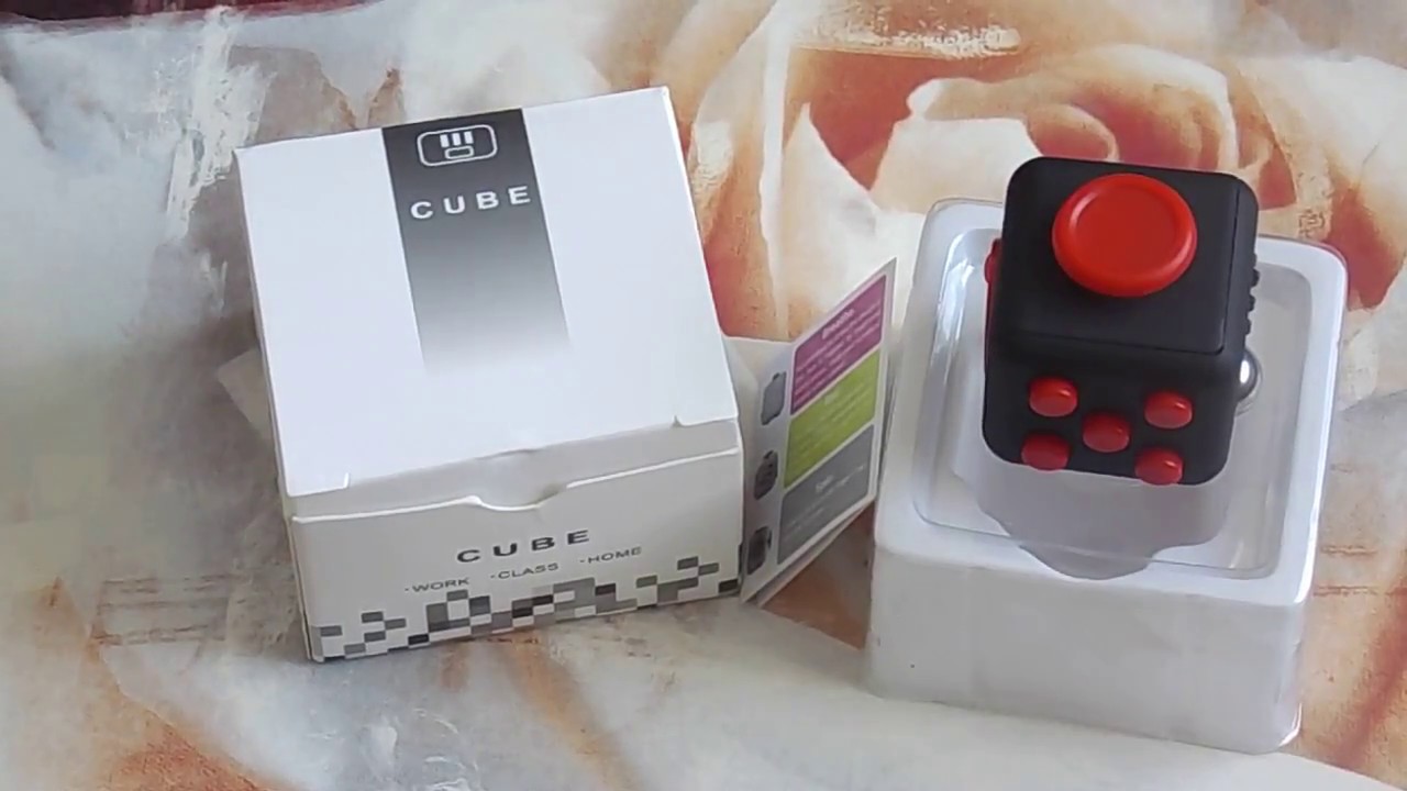 Fidget Cube Black + Red - YouTube