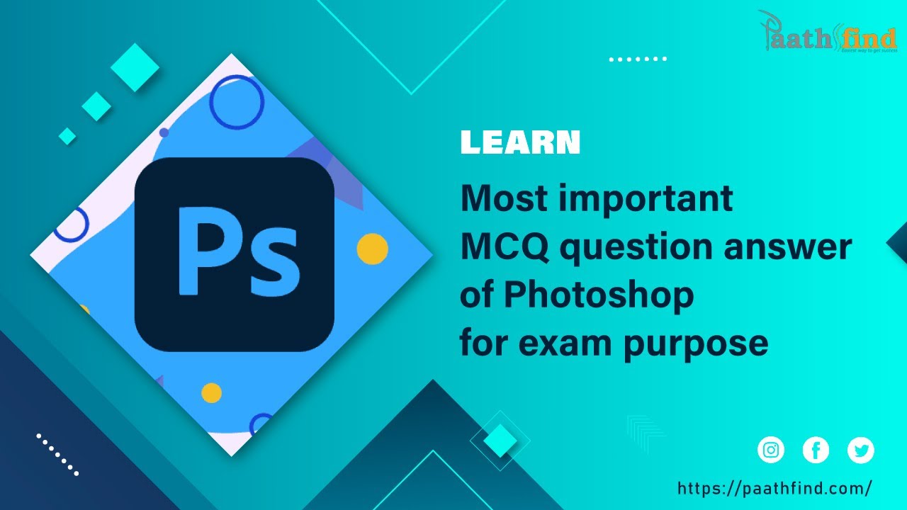 MCQ Question Answer of Adobe Photoshop for Govt. Certification ...