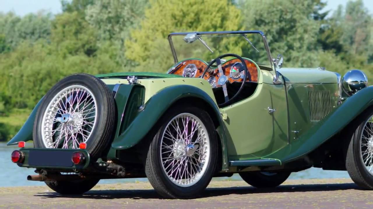 1936 MG PB 'Midget' - YouTube
