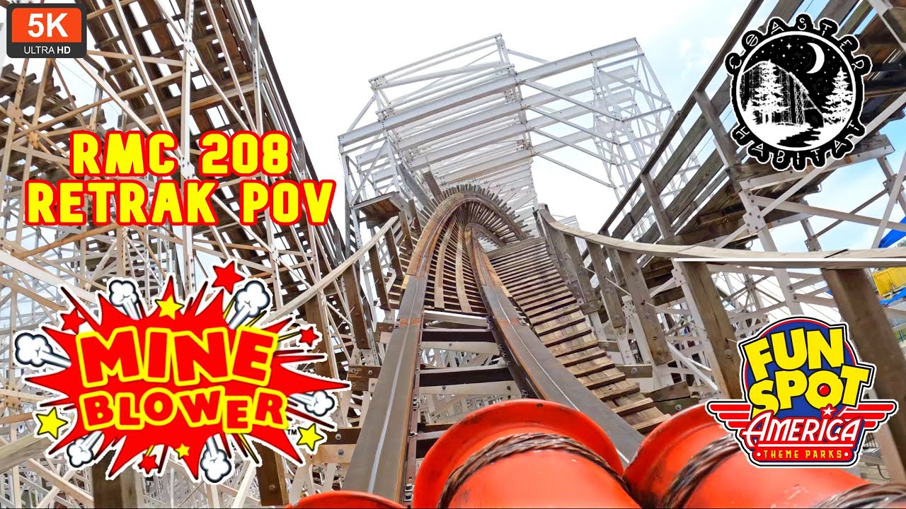 Mine Blower RMC 208 Retrak POV 5K 60FPS On Ride | Newly Retracked 2023 ...