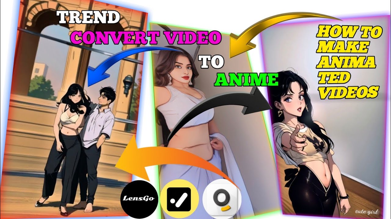video to animation converter cartoon create AI#ai #cartoon #crete #enime #free #edit # ...