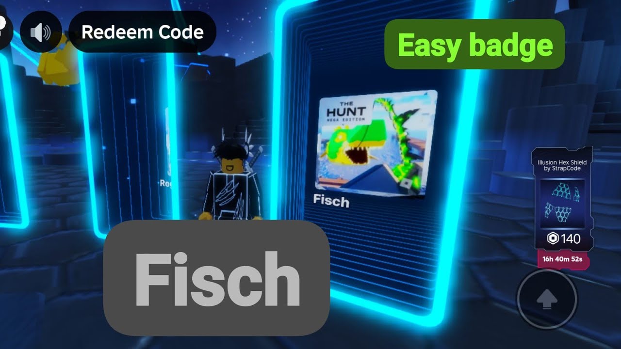 How to obtain the hunt: mega edition badge in fisch (new players ...