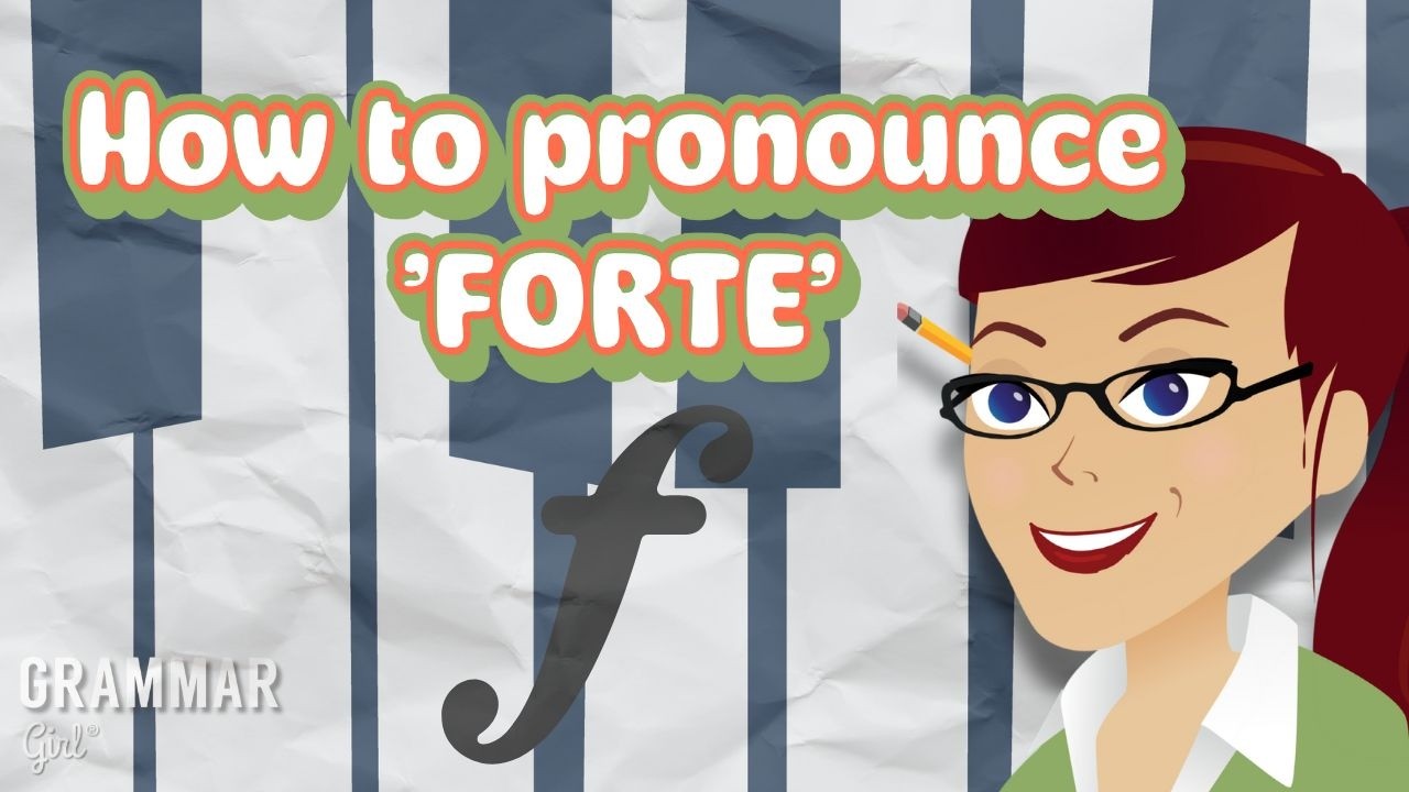 Why 'forte' has three pronunciations - YouTube