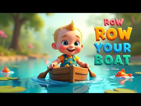 Row Row Row Your Boat | Kids Nursery Notebook – Songs, Rhymes ...