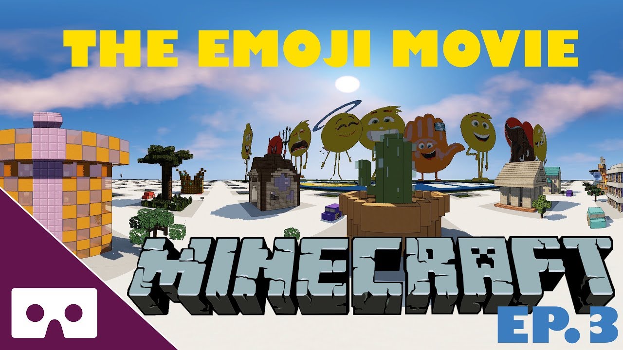 Emoji Movie City Minecraft VR 360° - EP.3 - YouTube