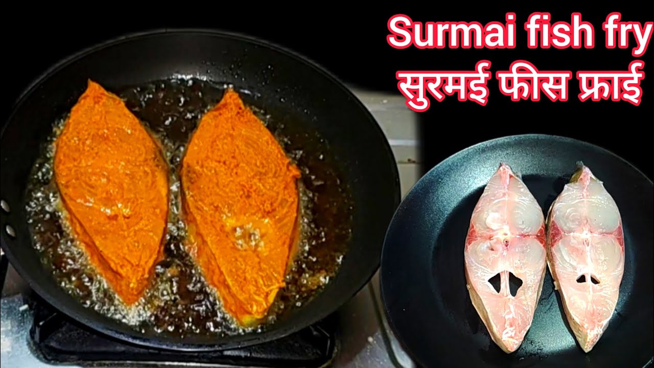 Surmai Fish Fry Recipe । Easy Fish Fry Recipe । Spicy Masala Fish Fry ...