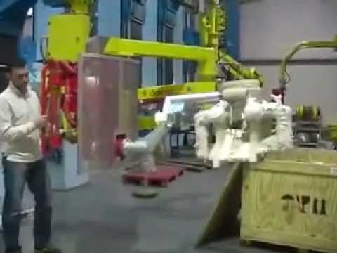 Dalmec Manipulator Foundry Casting Handler - YouTube