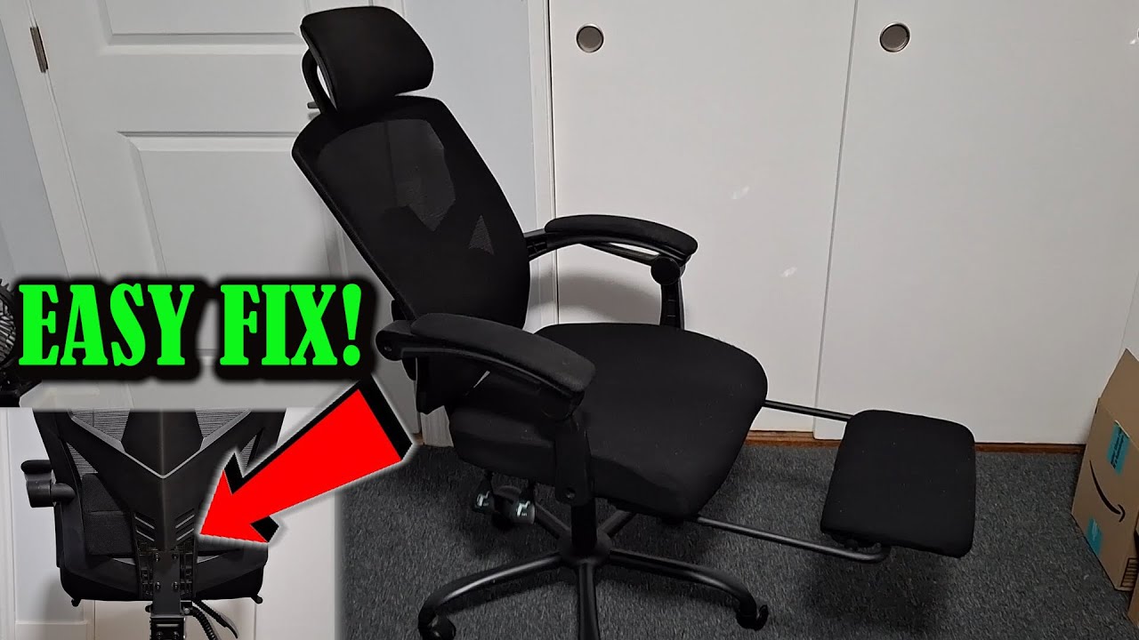 HOW TO FIX A LOOSE OFFICE CHAIR (21425) - YouTube