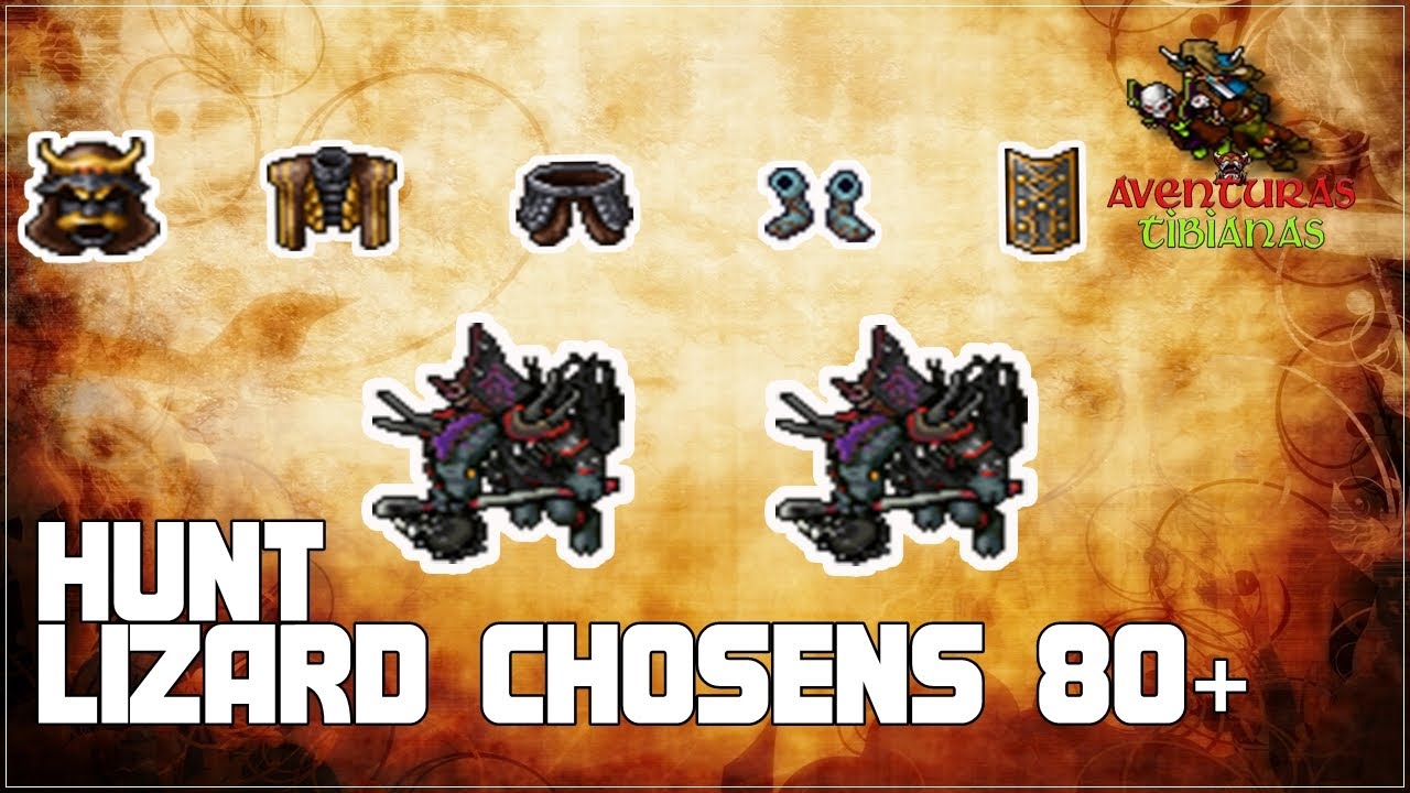 🎮 Tibia - Hunt Lizard Chosen level 80+ (muito boa) - YouTube