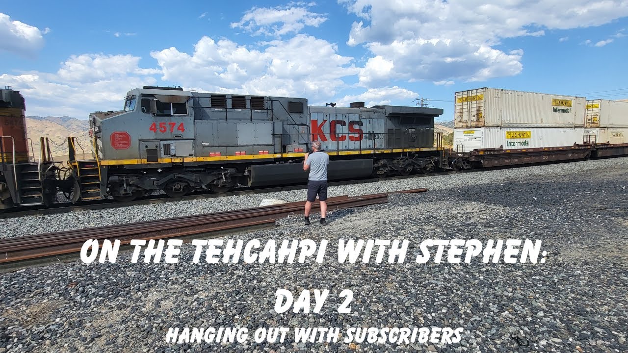 More Trains on the Tehachapi with Stephen - YouTube