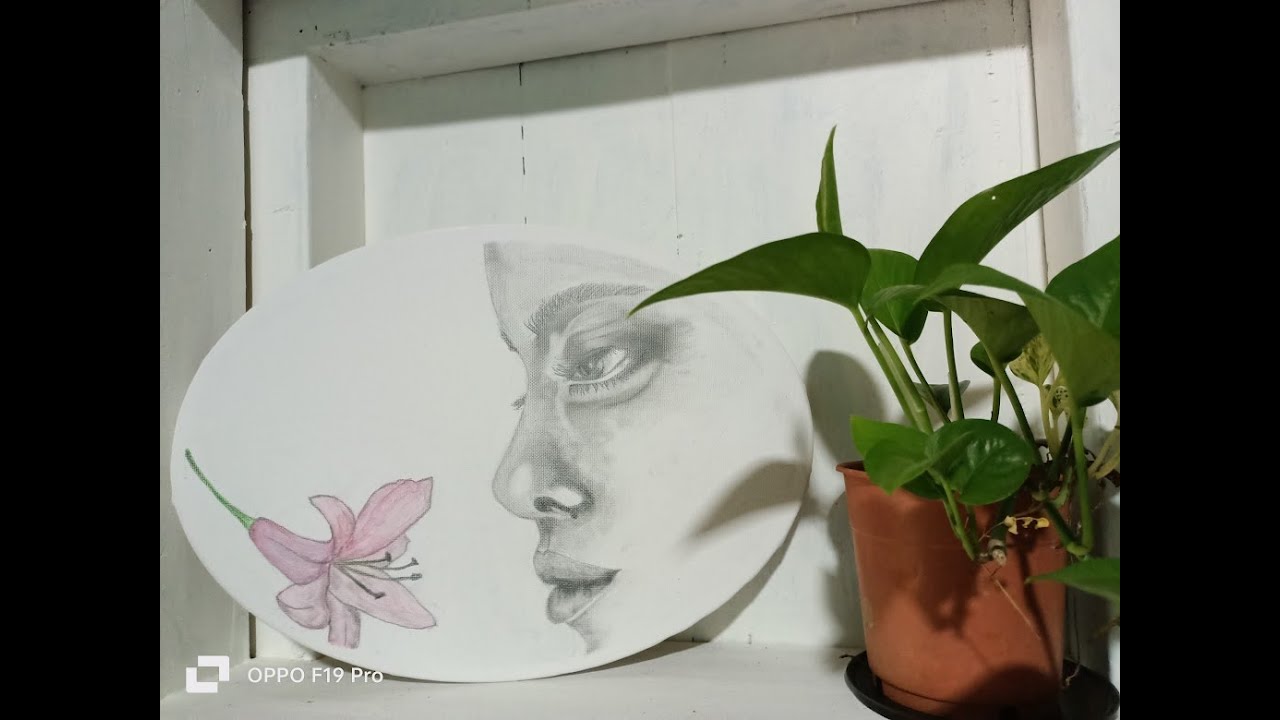 The Smell - Pencil Art on Canvas - YouTube