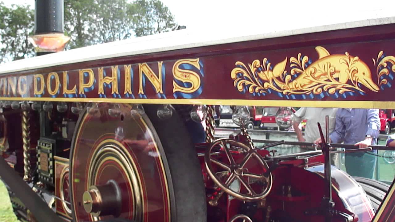 "Dolphin " Burell Scenic Showman Steam Tractor at Ireland Engine Rally ...