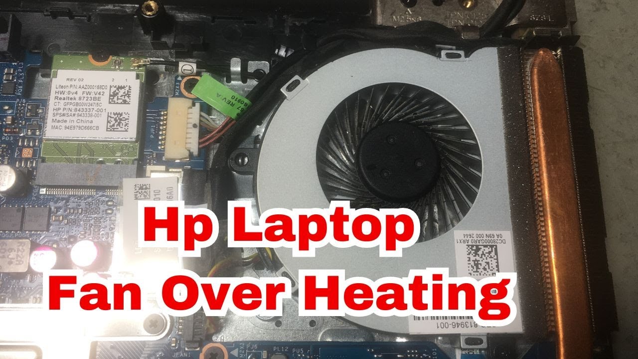 Hp laptop fan over heating again - YouTube