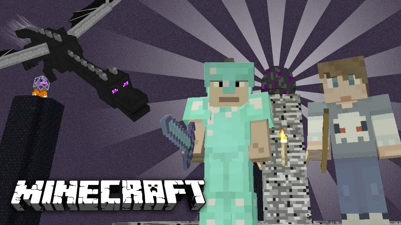 MINECRAFT - WE FOUND A BABY ENDER DRAGON! [49] - YouTube