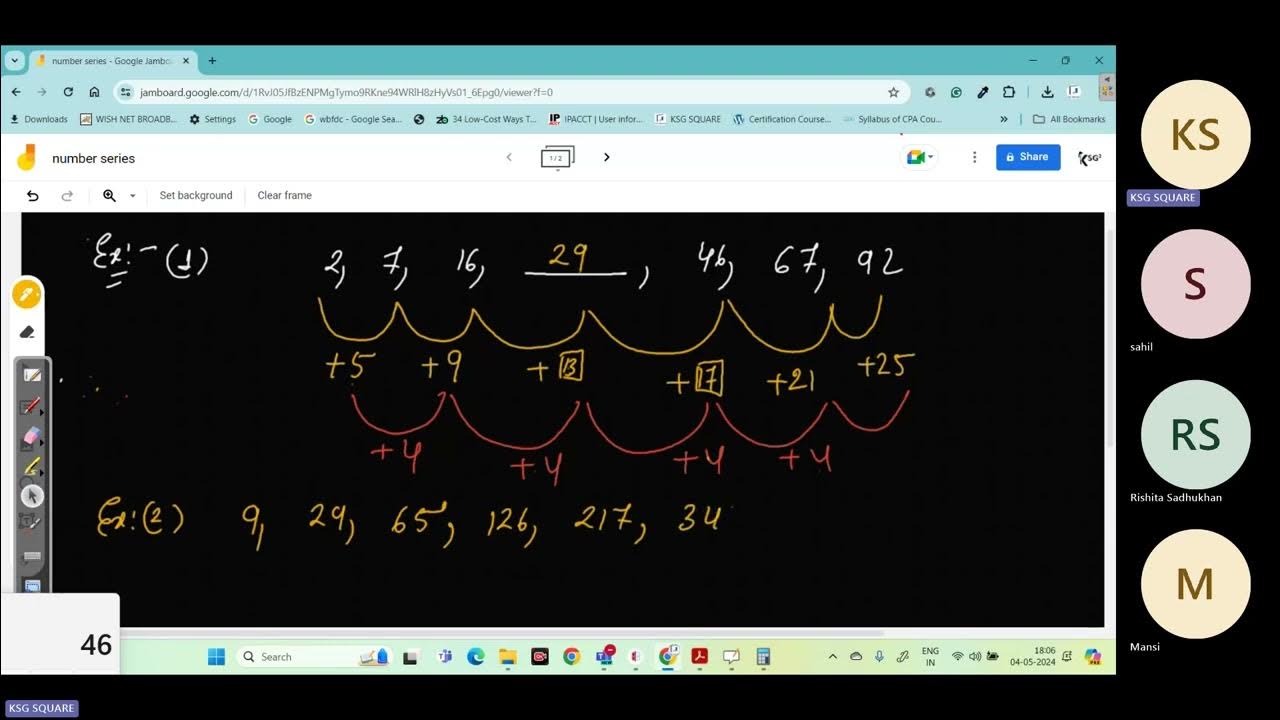 Number series coding and decoding and odd man out L1 - YouTube