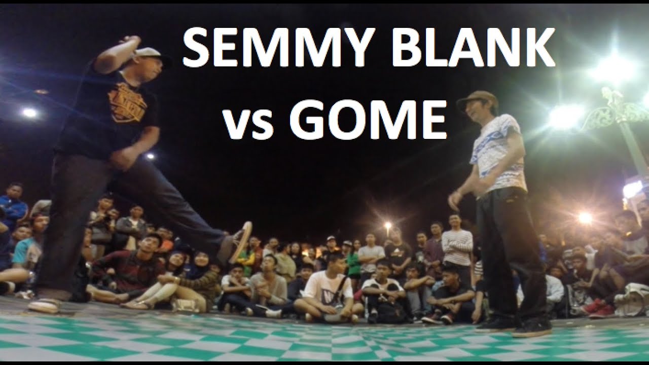 SEMMY BLANK vs GOME | Exhibition Battle | Dance Battle in Yogyakarta ...