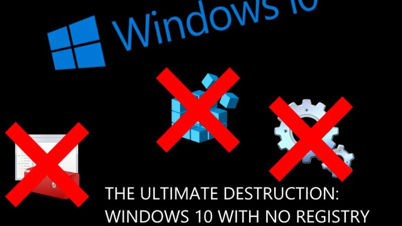 Windows 10 Ultimate Destruction - No Regedit No Gpedit No Services ...