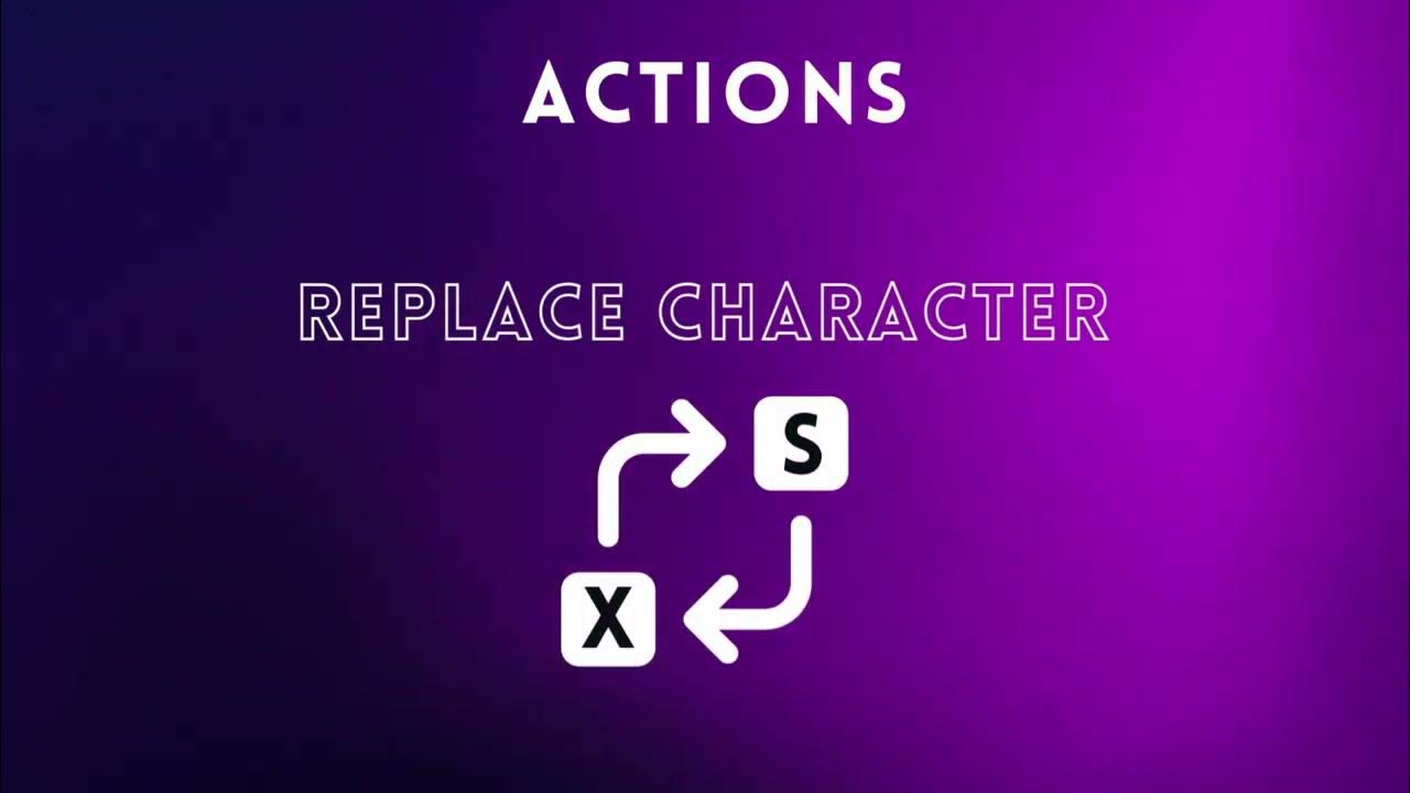 Replace Character App - YouTube