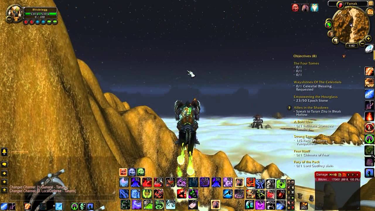 WoW Mageweave Cloth Farming Spot - Tanaris - YouTube