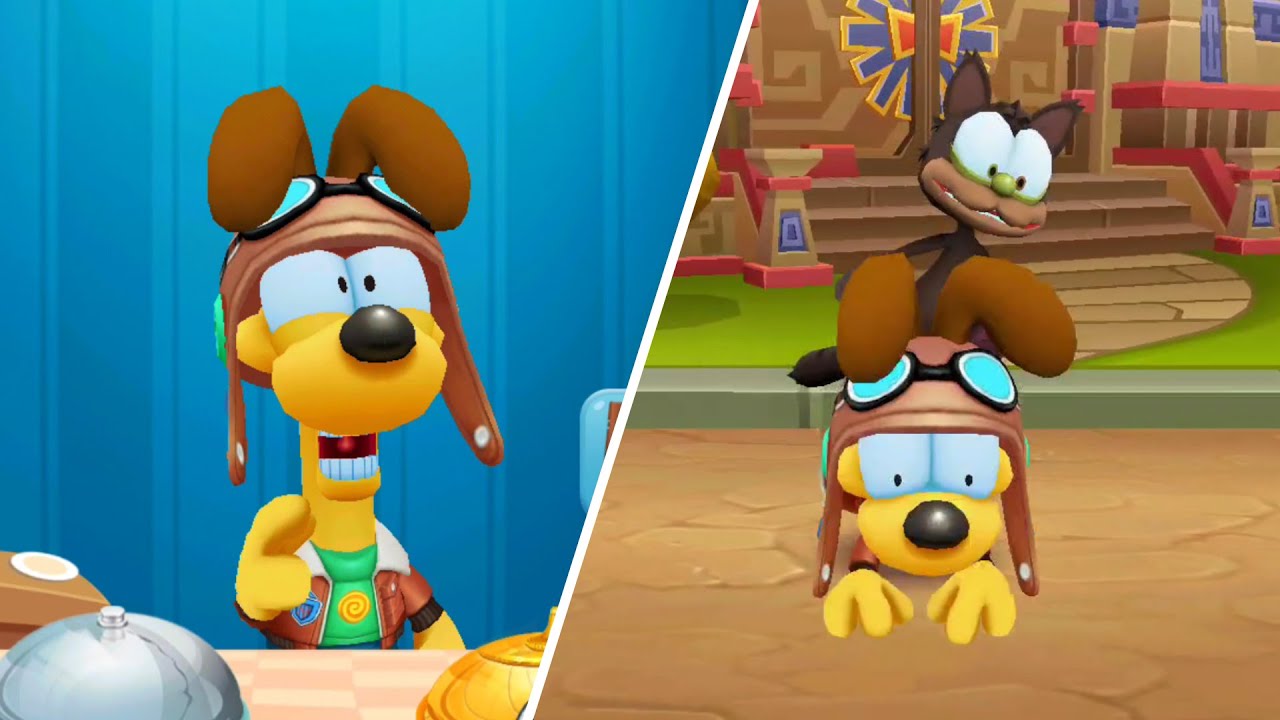 Garfield Rush 🐈 Play w/ Garfield, Odie or Nermal! Endless running Game ...