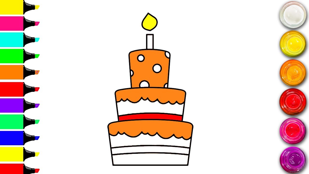 This Cake Drawing Looks Good Enough to Eat! 🍰🎨 - YouTube