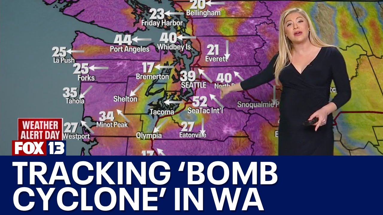 Seattle weather: 'Bomb cyclone' brings strong winds, rain and snow ...