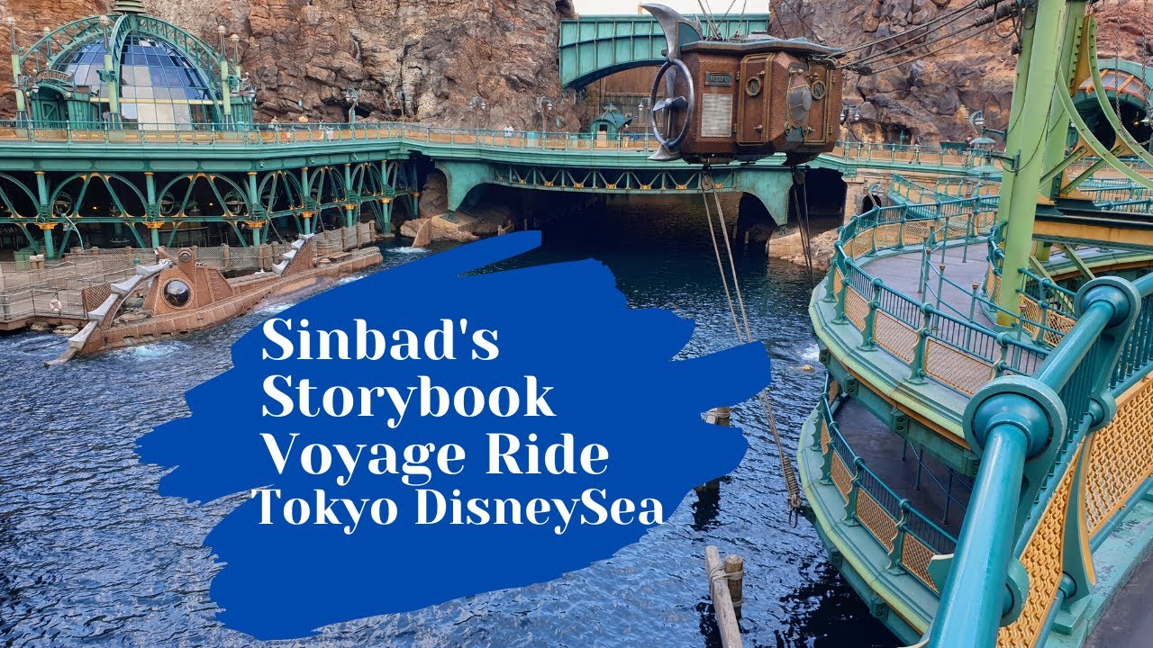 TOKYO DISNEYSEA - Sinbad's Storybook Voyage Ride - FULL RIDE - YouTube