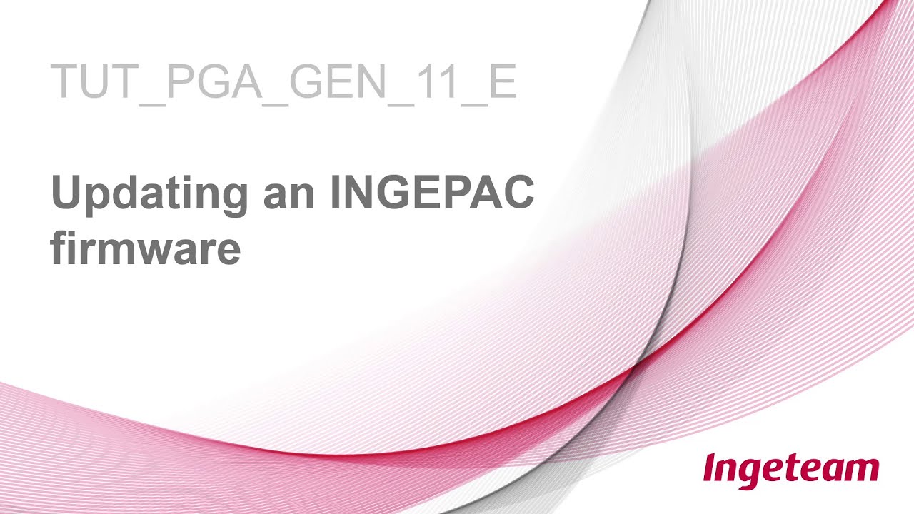 11 Updating an Ingepac firmware - YouTube