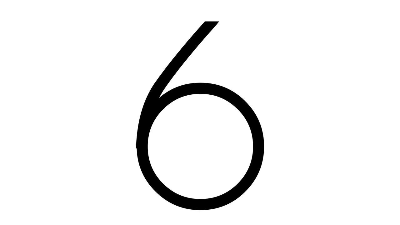 How To Draw A Squirrel From Numbers 6 || Easy Number Drawing - YouTube