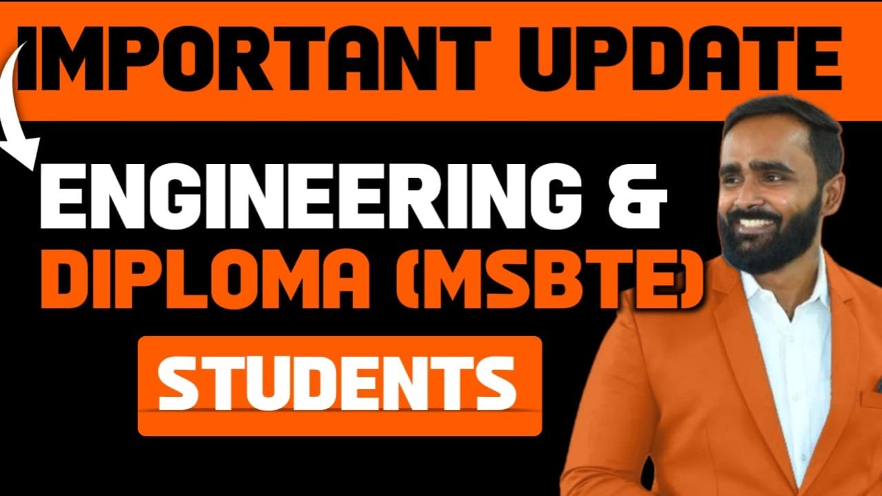 IMPORTANT UPDATE FOR FIRST YEAR ENGINEERING AND DIPLOMA STUDENT|MSBTE|PRADEEP GIRI SIR - YouTube