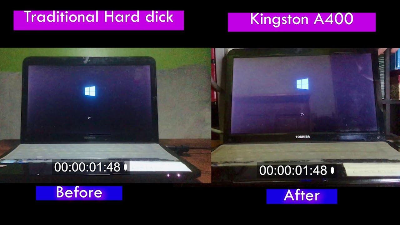 【Marcus Lew】Install a Kingston SSD in laptop Toshiba Satellite L840 ...