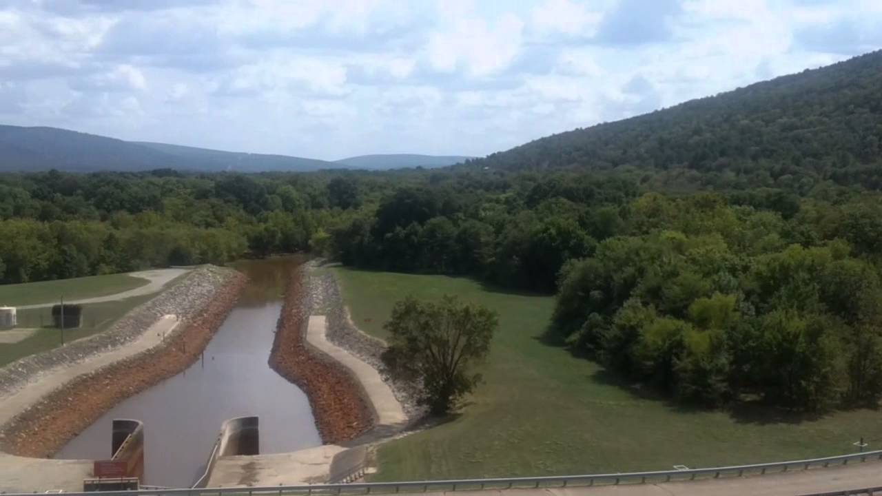 Sardis Lake Dam and Kiamechee River Sept 6, 2015 - YouTube