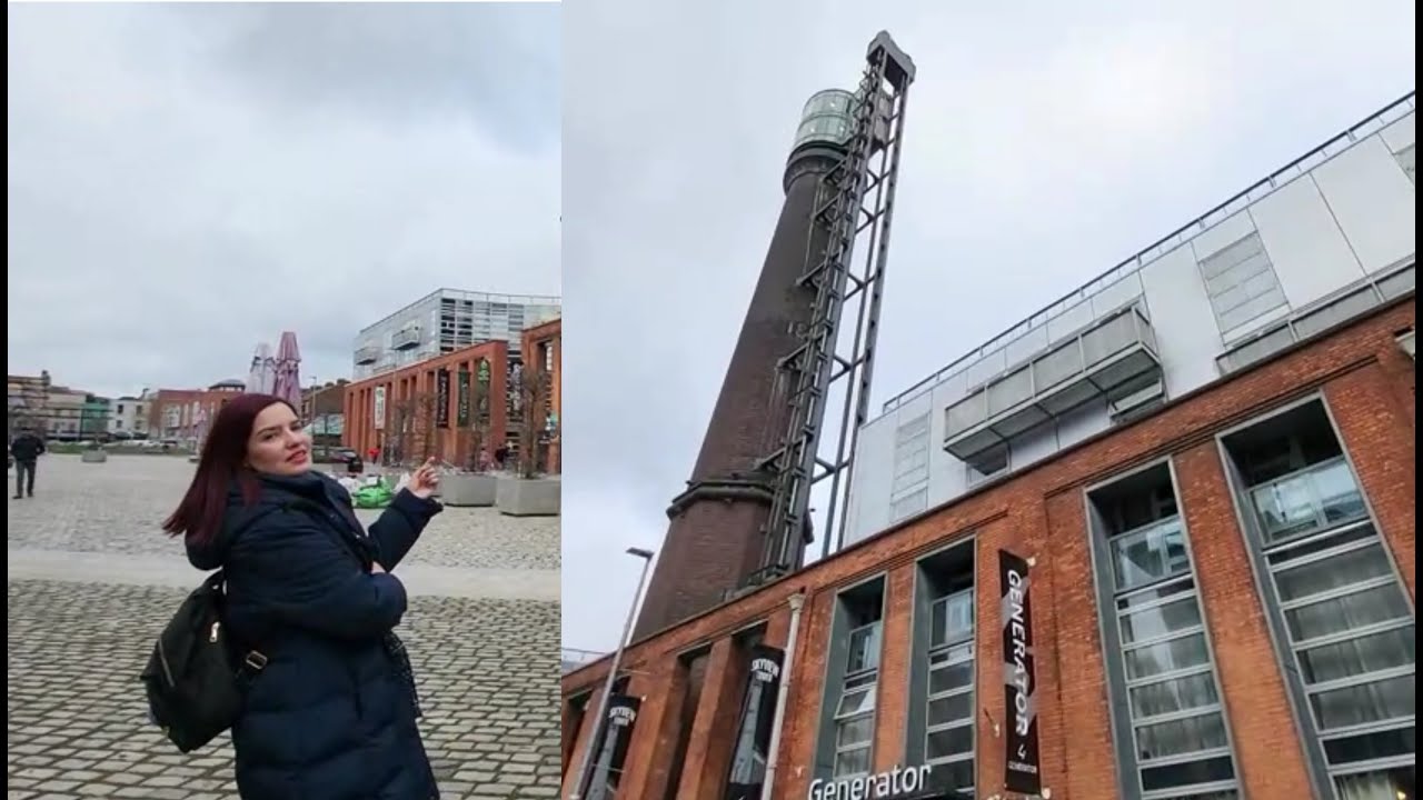 Smithfield Chimney Tower Dublin Ireland (The Generator) - YouTube