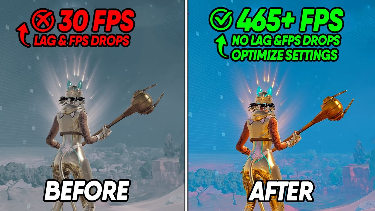 How to INSTANTLY BOOST FPS in FORTNITE (- (Max FPS + 0 Ping) 🔧) - YouTube