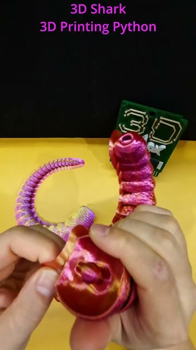 3D Printing Flexi Python | 3D Shark - YouTube