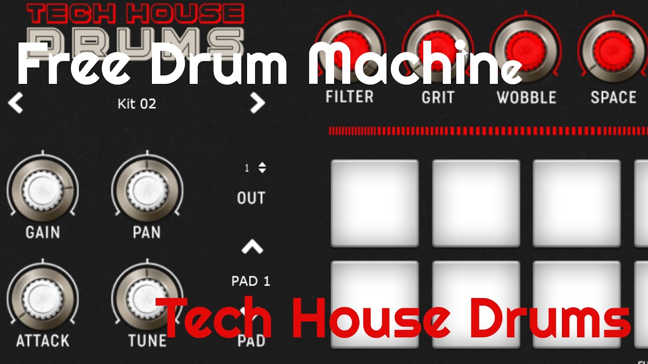 Free Drum Machine - Tech House drums by Function Loops (No Talking ...