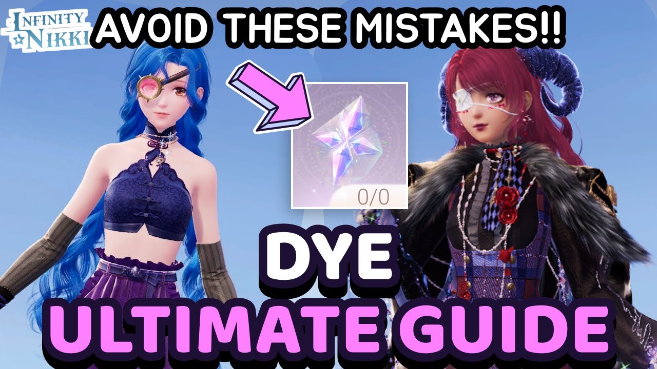 FULL GUIDE Everything Dye System 🔺 How to Unlock, Tips, Bugs, Workarounds & more 💜 Infinity ...