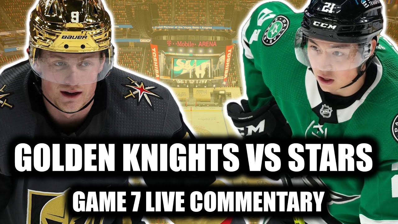 Vegas Golden Knights vs Dallas Stars Game 7 LIVE COMMENTARY - YouTube